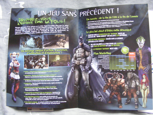 Arrivage : Batman Arkham Asylum PS3, Mini Ninja PS3, FF Dissidia PSP et ...