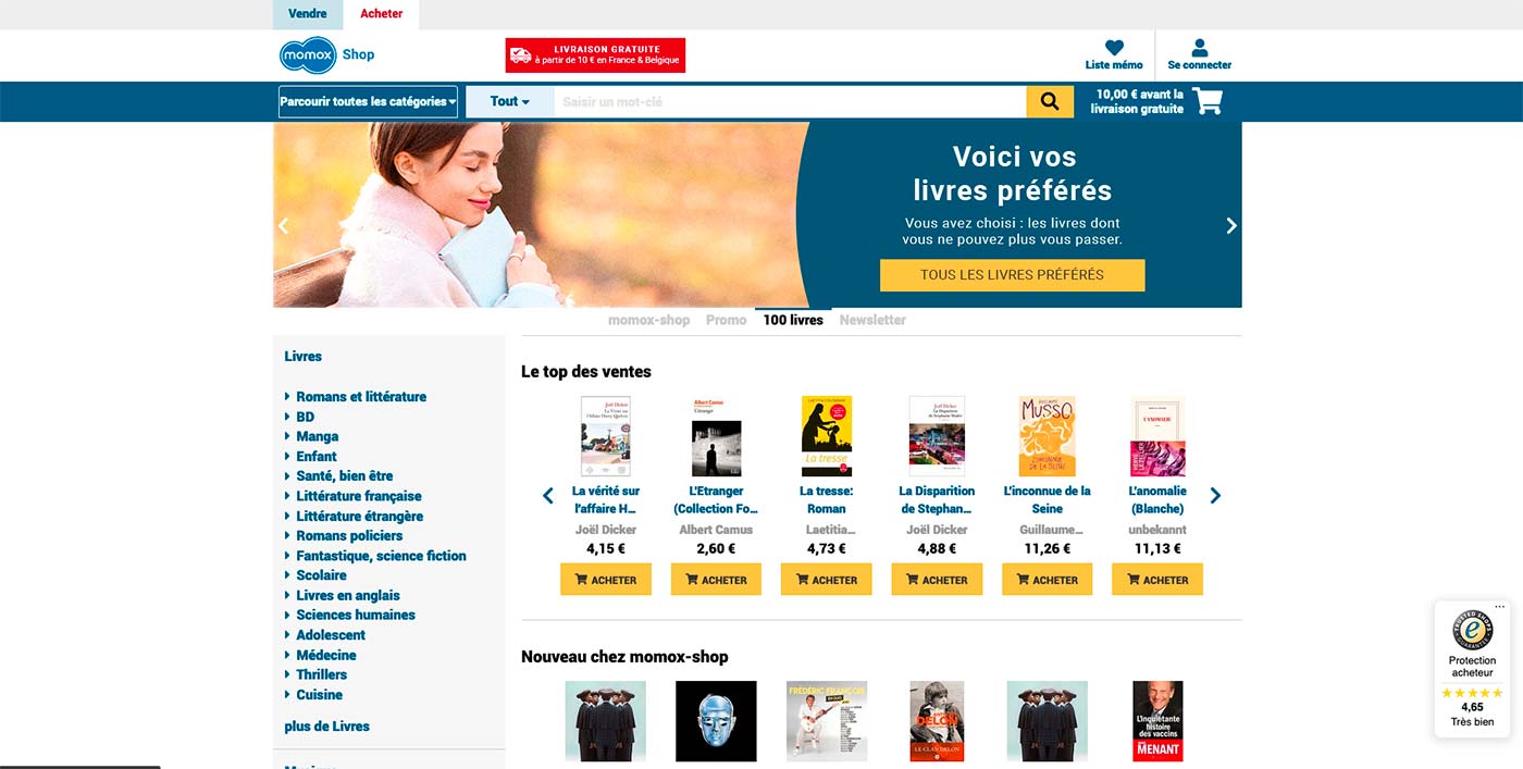 Mon avis sur momox.fr pour acheter et vendre des mangas