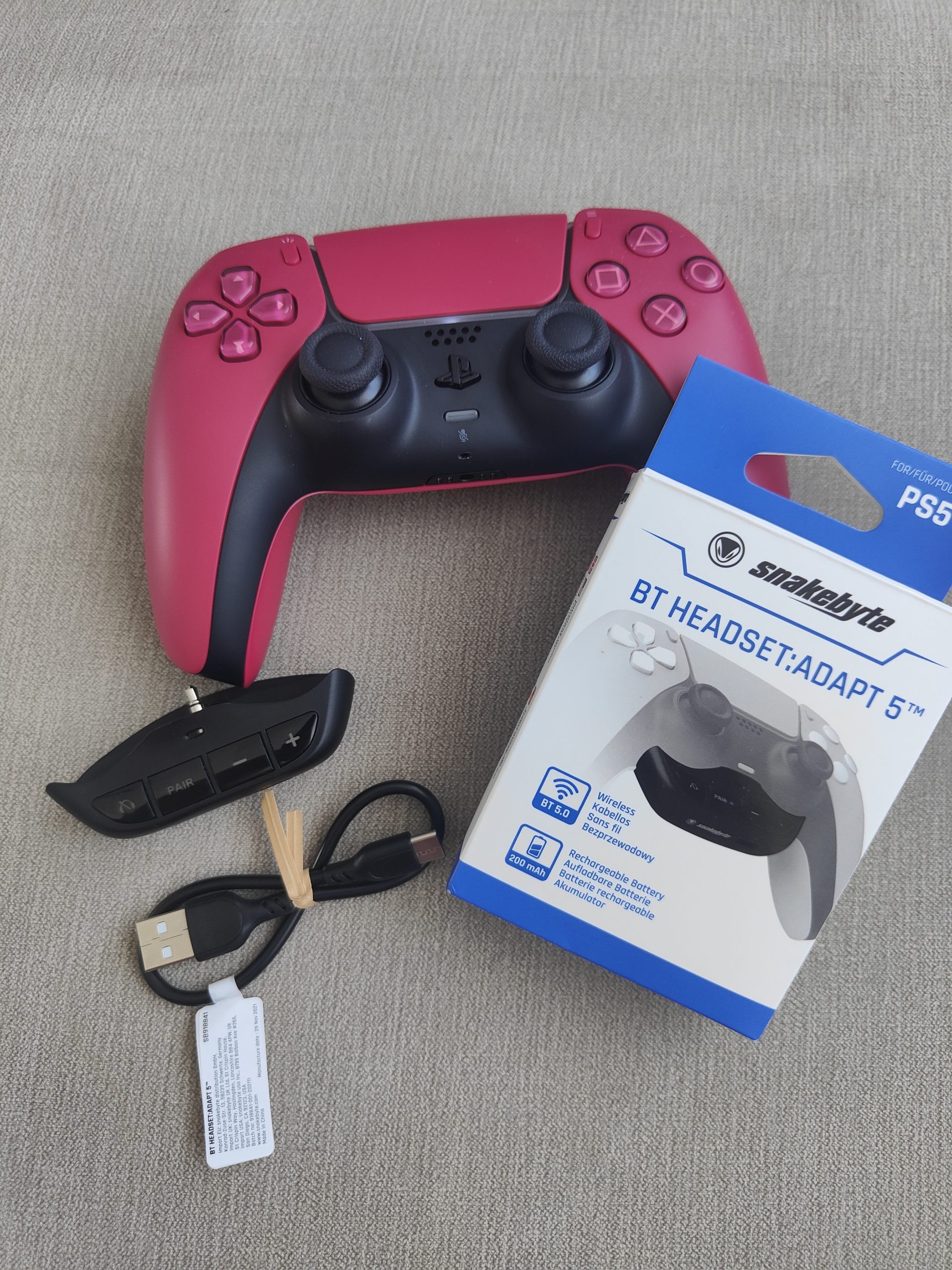 Avis : BT Headset : Adapt 5. Adaptateur bluetooth Snakebyte pour PS5